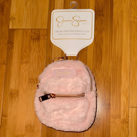 Jessica Simpson | Bags | Jessica Simpson Pink Micromini Backpack Clip ...